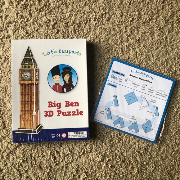 little passport | Accessories | Little Passport Big Ben 3d Puzzle ...